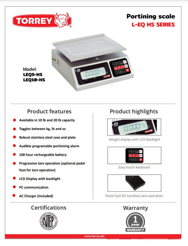 LEQ-5/10-HS - Torrey